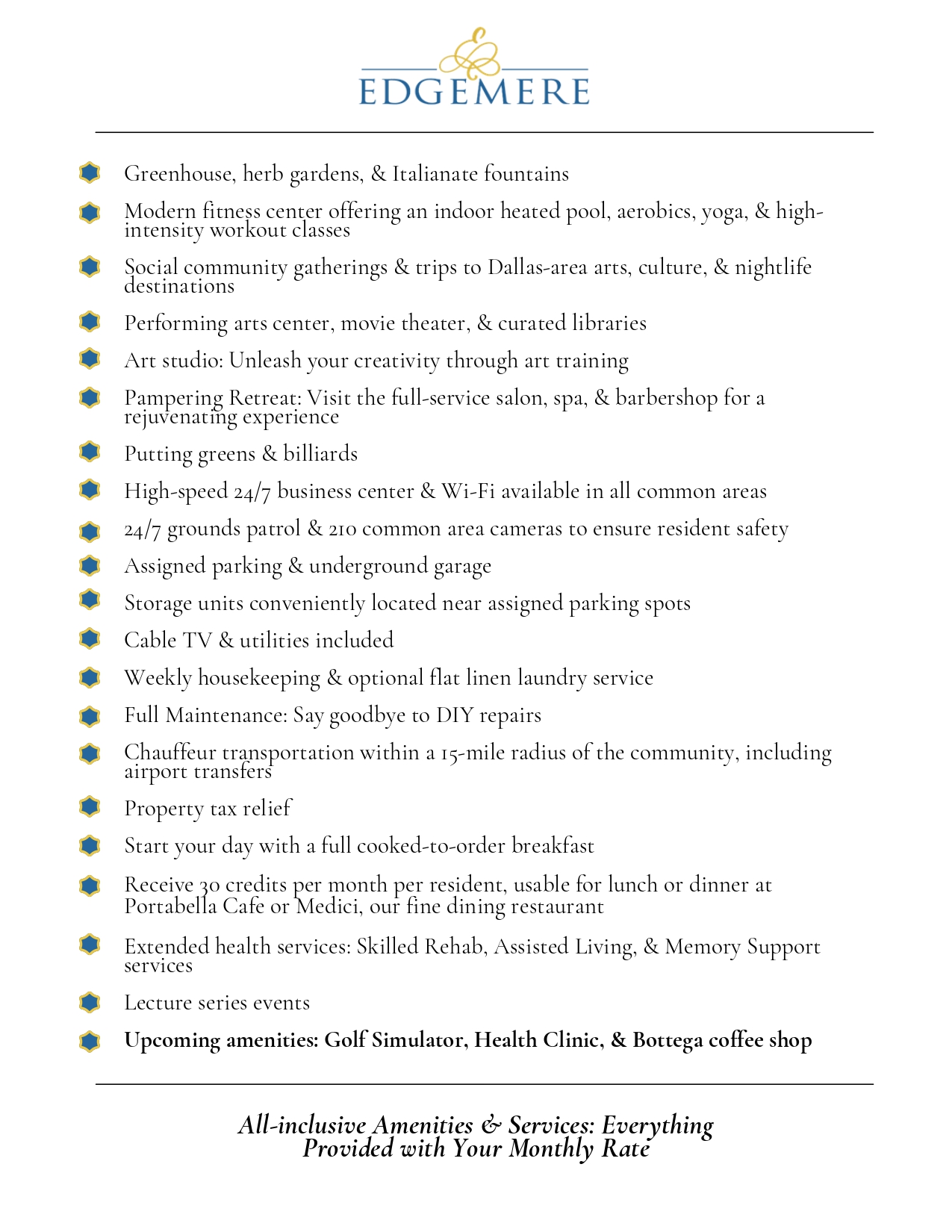 Edgemere - Dallas Fort Worth Senior Living